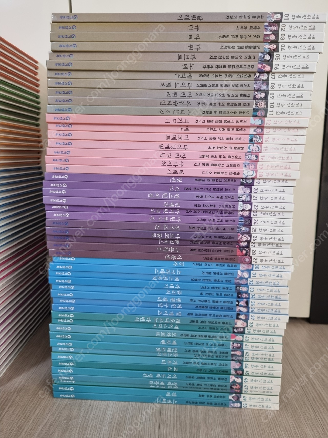 기탄교육우리위인동화50세계위인동화50 유아동도서음반 중고나라